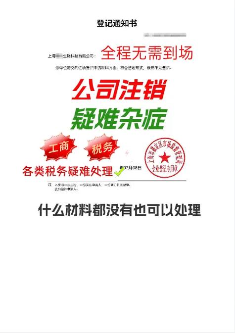 上海注销公司流程图标