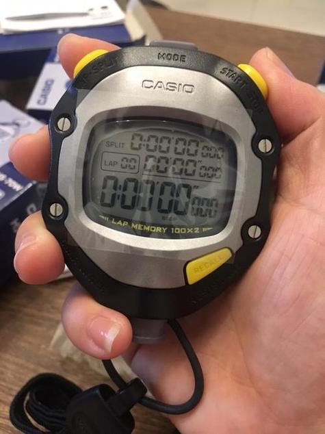 卡西欧手表秒表分针不归零图标
