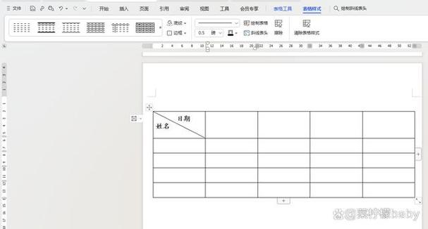 表格中的斜线怎么弄成横线图标