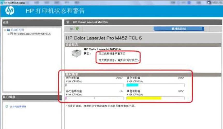 惠普怎么查看墨盒剩余量图标