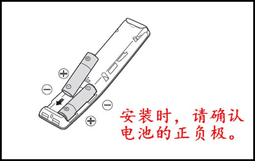 三星弧形遥控器换电池