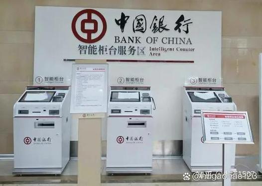中国银行智能柜台业务图标