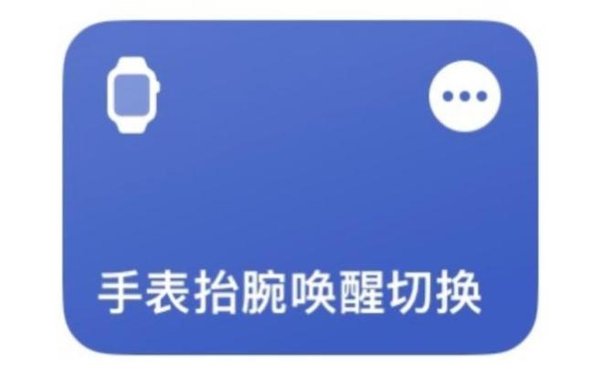 苹果手表唤醒设置图标