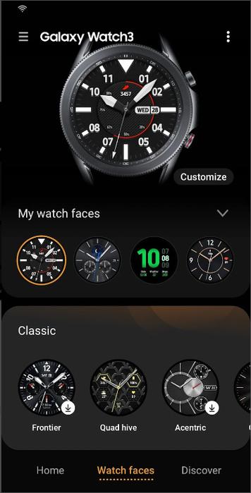 三星watch3怎么下载软件图标