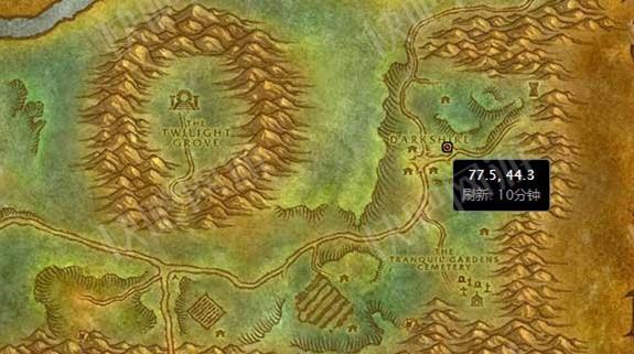 暮色森林狼人坐标截图