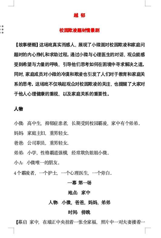 校园欺凌故事剧本图标