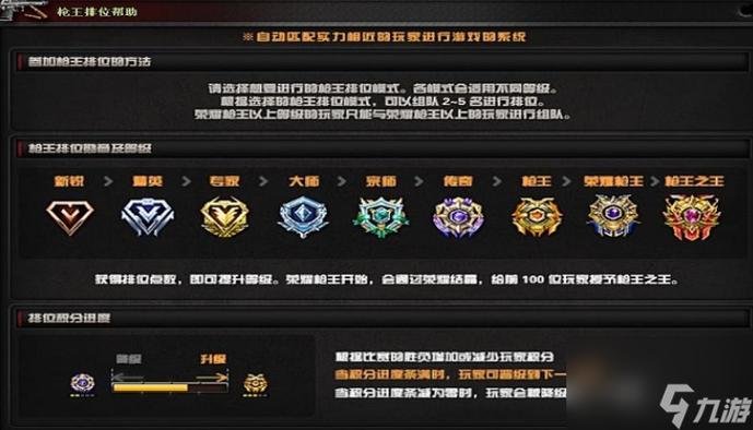 cf排位哪个段位最难打截图