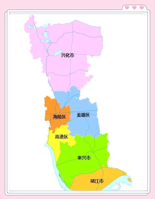 江苏省泰州市地图高清版大图图标