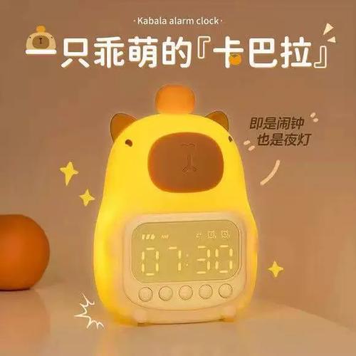 兔子小夜灯闹钟怎么调时间图标