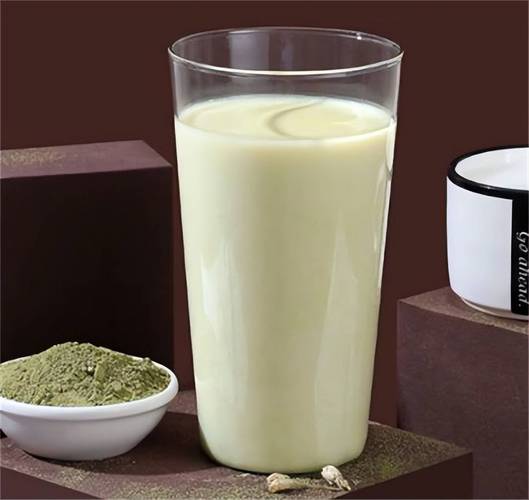 加查绿茶液体牛奶生产全过程图标