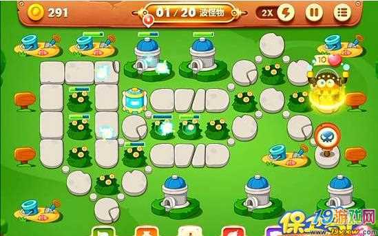 保卫萝卜3攻略公园33游戏截图