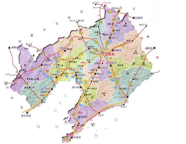 辽宁省公路交通地图图标