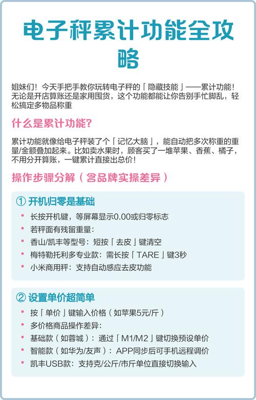 电子秤累计后怎么清零算下一个呀图标