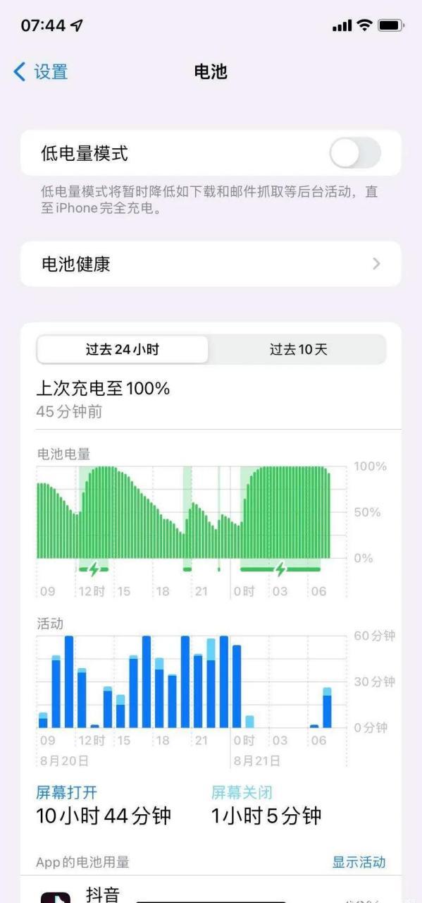 苹果app耗电量比例图标