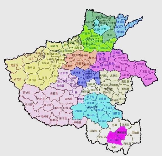 河南省各县市地图图标