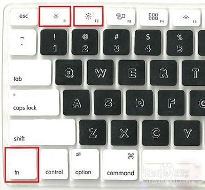 苹果笔记本f5 f6是调什么的