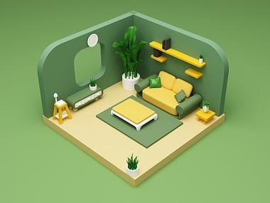 溜溜网3d模型库图标