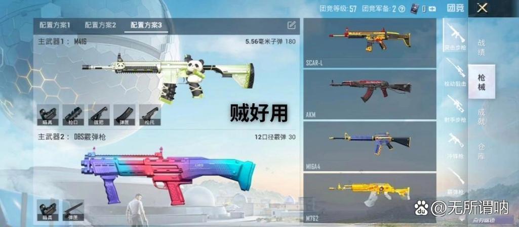 团竞用什么枪截图