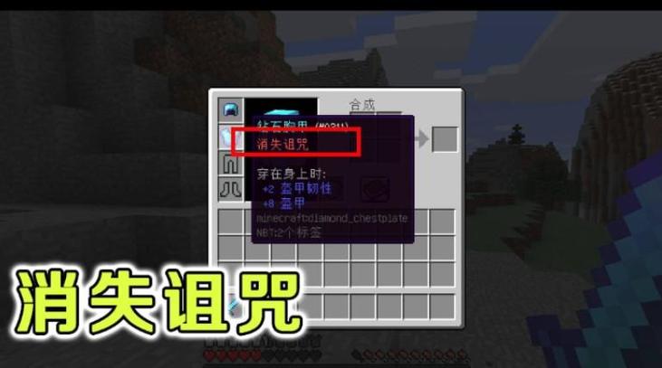 我的世界绑定诅咒和消失诅咒是什么图标