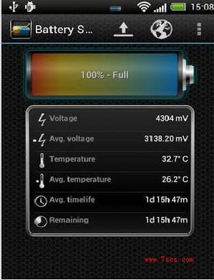 Battery stats截图