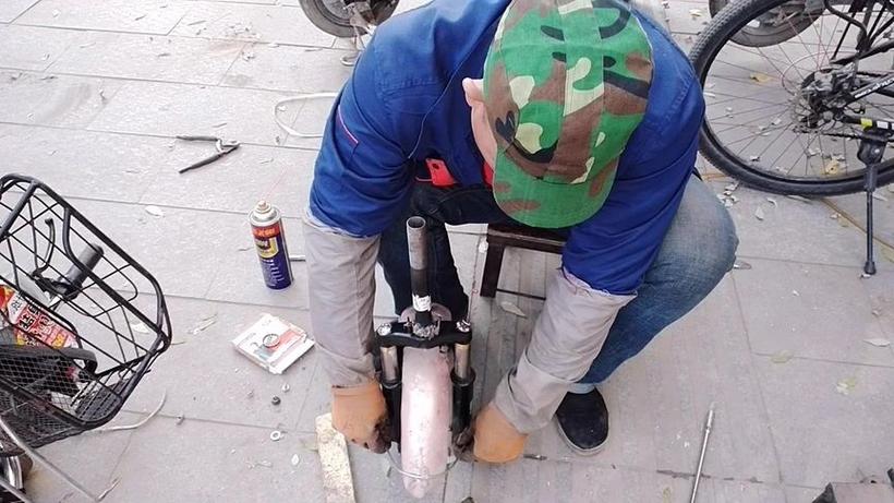 电动车前叉维修视频图标