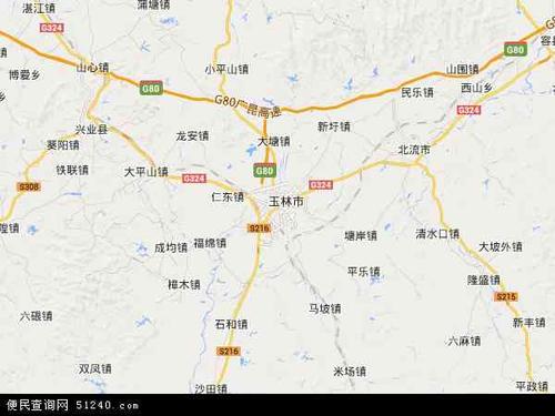 玉林市玉州区地图图标