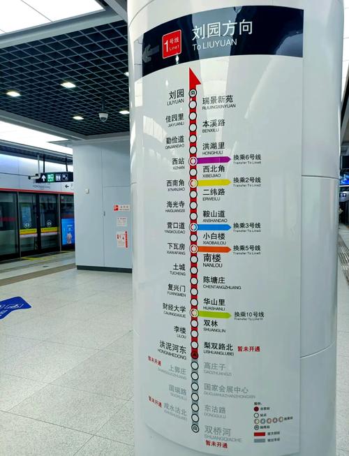 地铁一号线站点名称图标