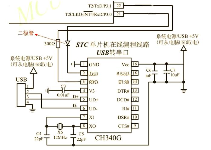 usb转ttl原理图