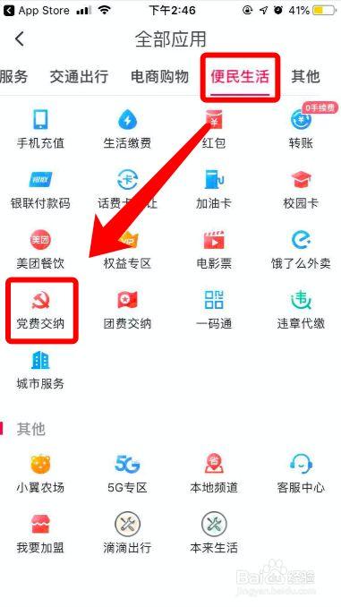 网上怎么交党费图标