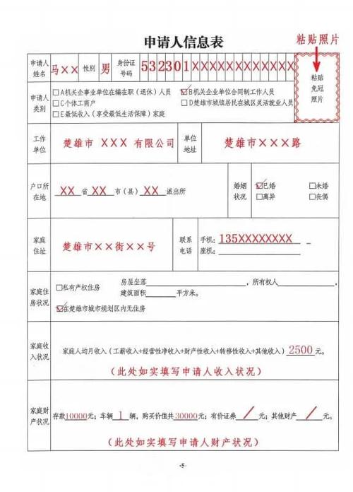 申请公租房申请书图标