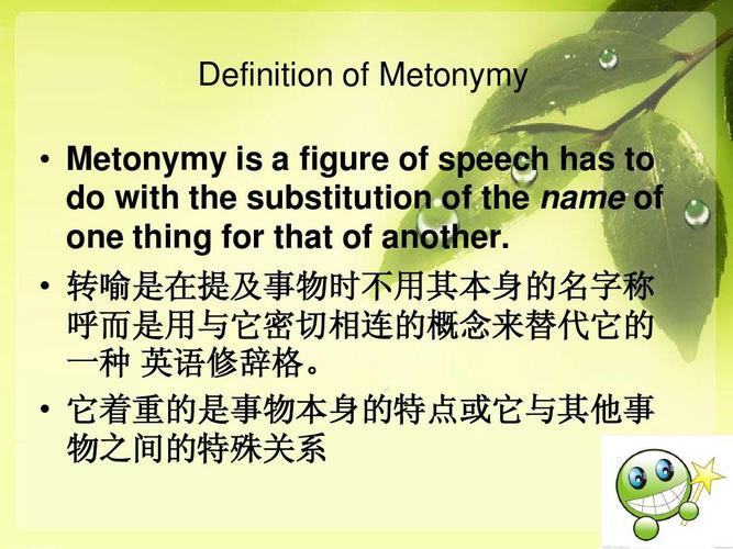 metonymy的例子