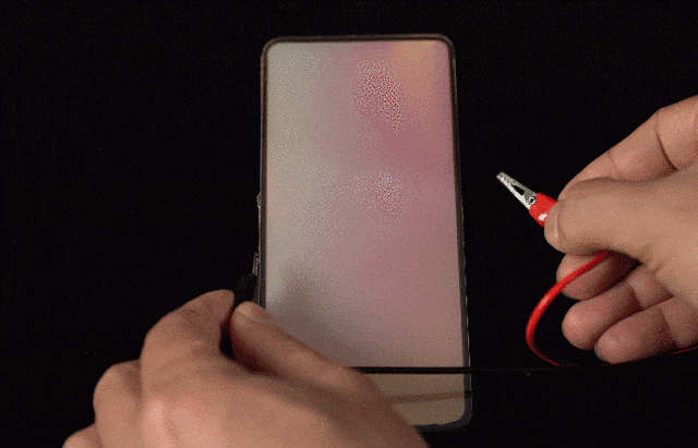 oppo reno电量显示变黄图标