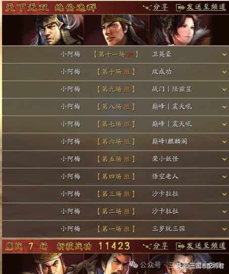 三国将无双阵容图标