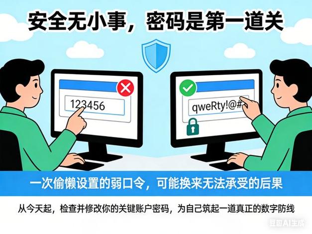 关于口令安全说法不正确的是图标