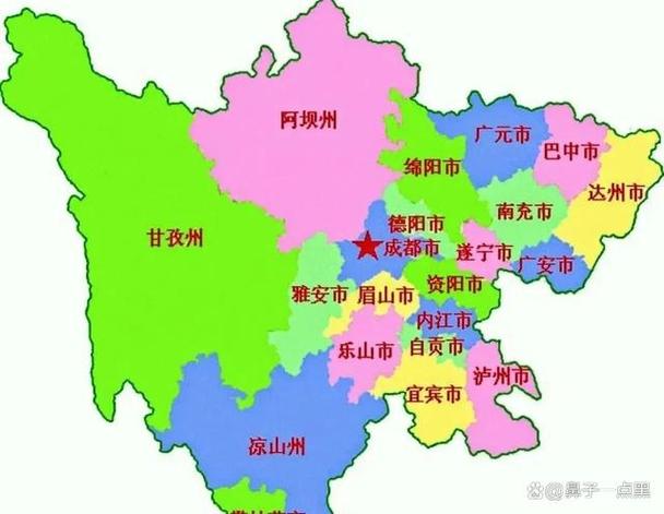 四川省地图简图图标