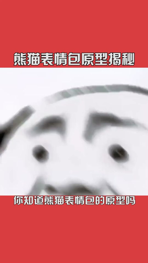 熊猫头表情包人脸原型图标