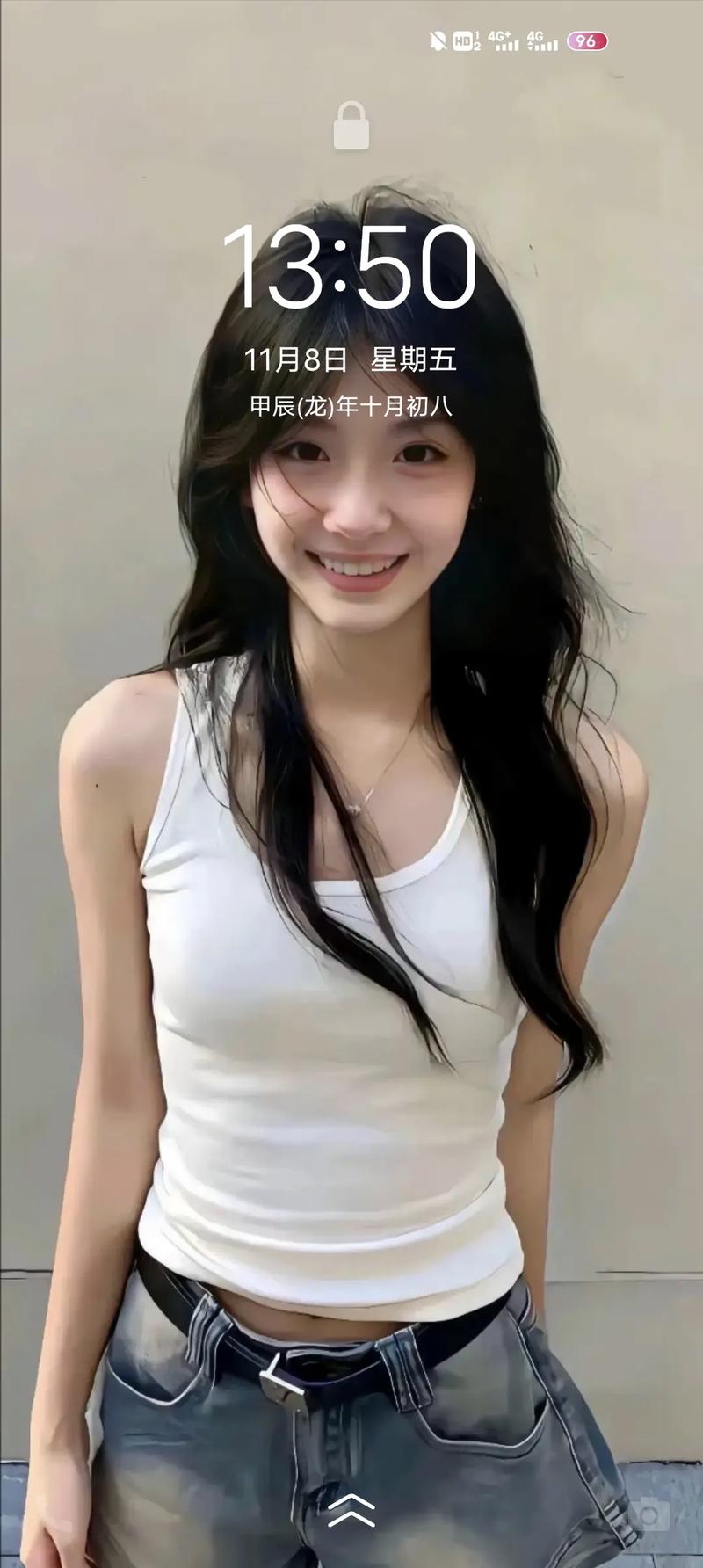 壁纸 锁屏 美女 真人版图标