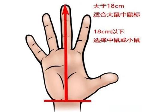买鼠标大小手怎么测量截图