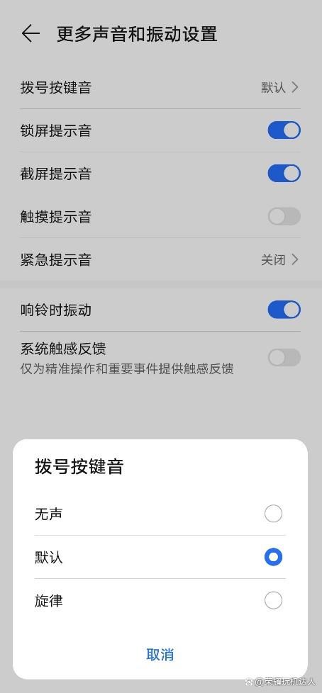 荣耀手机来电没有声音图标