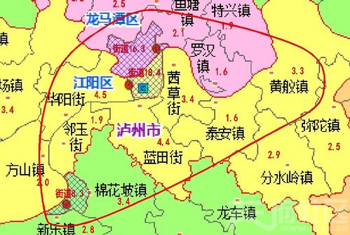 泸州城区地图图标