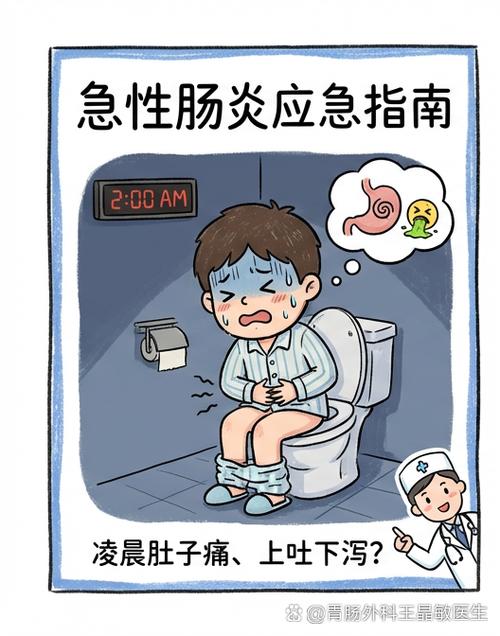 上吐下泻肚子绞疼是怎么回事图标