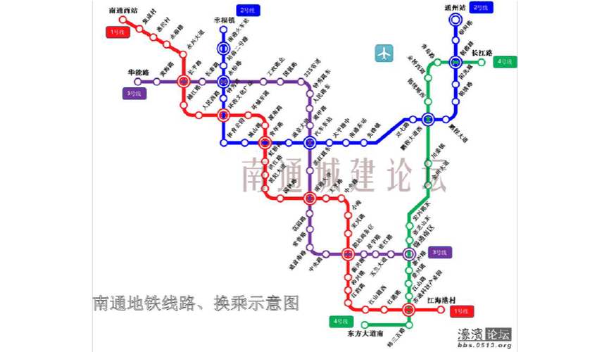 南通地铁地图全图图标