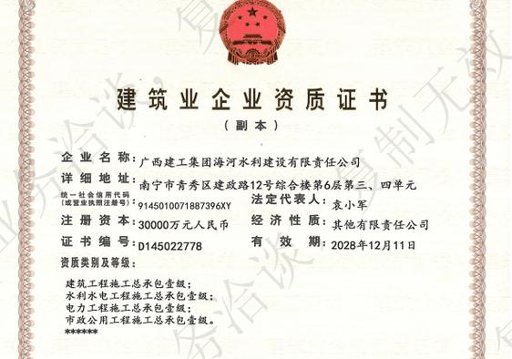 建筑一级资质图标