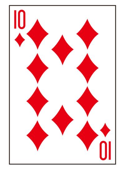 扑克牌的数字图标