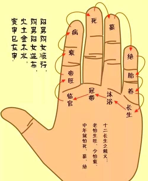十二长生方位图图标