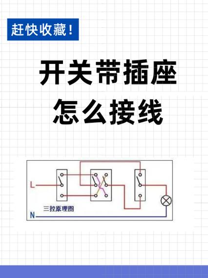 电灯开关和插座一体怎么布线图标