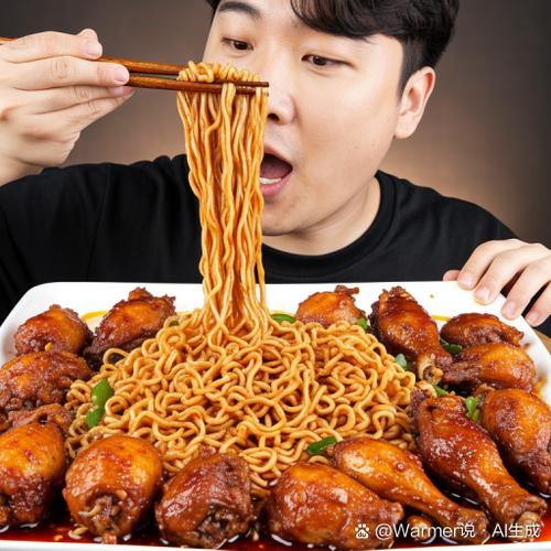 欧弟吃播视频火鸡面