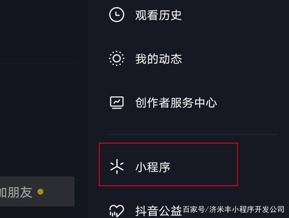 抖音小程序在哪里打开图标