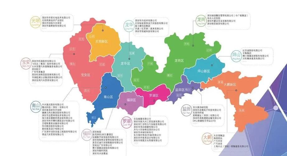 深圳行政区划图标