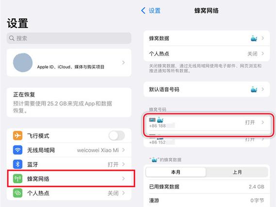 苹果7p没有apn设置图标